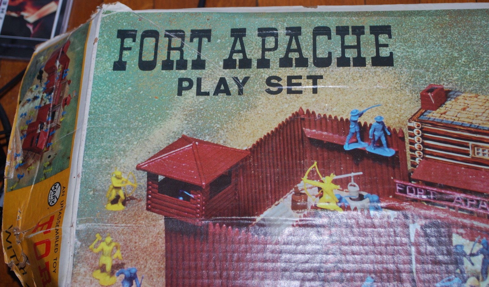 Vintage MARX Fort Apache Playset 3681 W/ Box | eBay