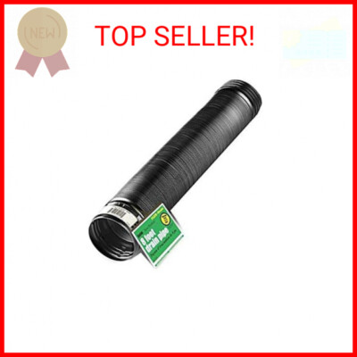 Flex-Drain 54021 Flexible/Expandable Landscaping Drain Pipe, Solid, 4 ...