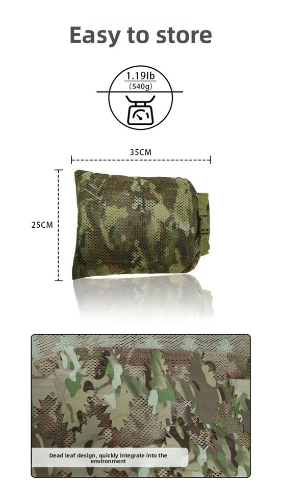 PUBG Russian Military Ruins Camo Ghillie Sniper Suit with Full Body ...