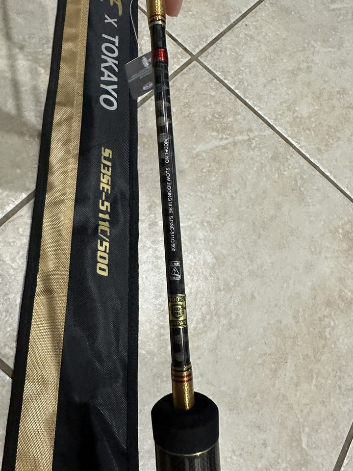 TOKAYO HEARTY RISE SLOW JIGGING ROD III SE. POWER 2. 500gr ...