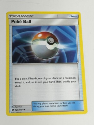 Poke Ball 125/149 Sm Base Set Regular | eBay