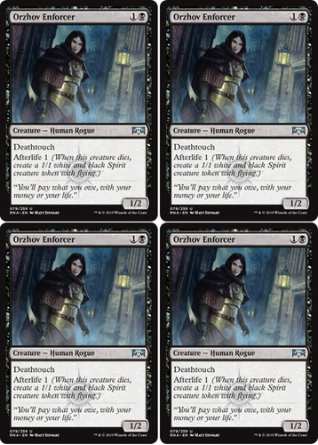 MTG - 4x ORZHOV ENFORCER - Ravnica Allegiance (U) | eBay