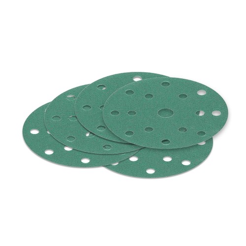 50 Stück Schleif scheiben 150 mm Exzenter 15 Loch Schleif papier P320 ...
