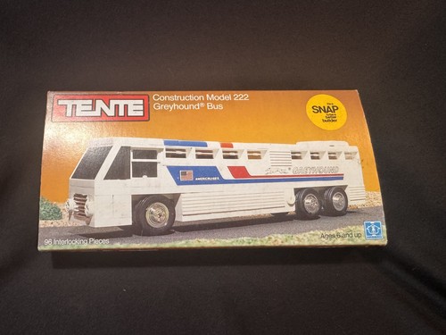 Vintage 1979 Tente #222 Greyhound Bus Building Set Hasbro SNAP TOGETHER ...
