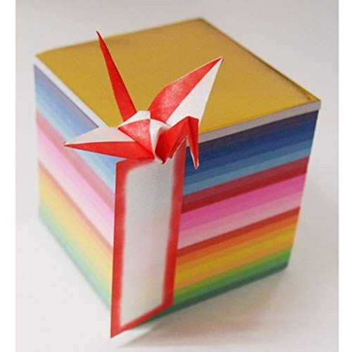 Toyo Origami Paper 1000 Sheets 6x6 Inches Multicolor Square Texture ...
