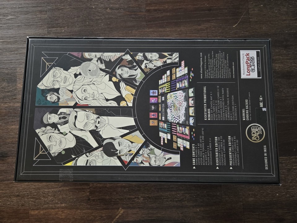 SHASN: The Political Strategy Board Game Kickstarter Collectors Edition ...