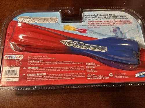 swimways toypedo 25th Anniversary Edition Red And Blue New In Package ...