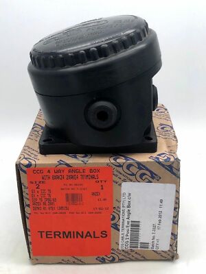 CCG Posifit 2 4 Way Angle Junction Box Ex DIP Atex 7.7W 550V IP68 ...