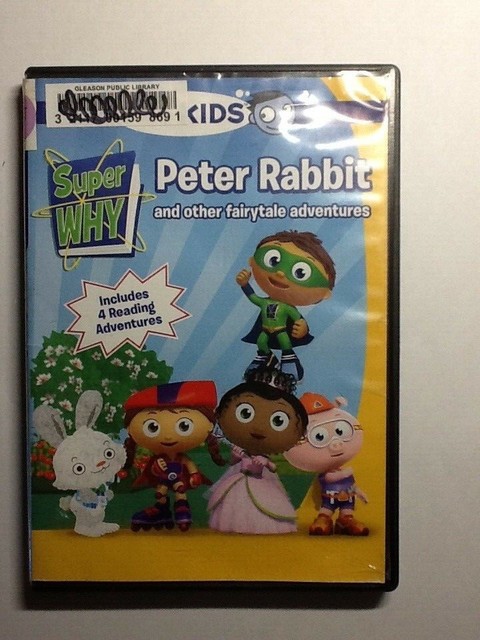 Super Why Peter Rabbit and Other Fairytale Adventures PBS Kids DVD Ship ...