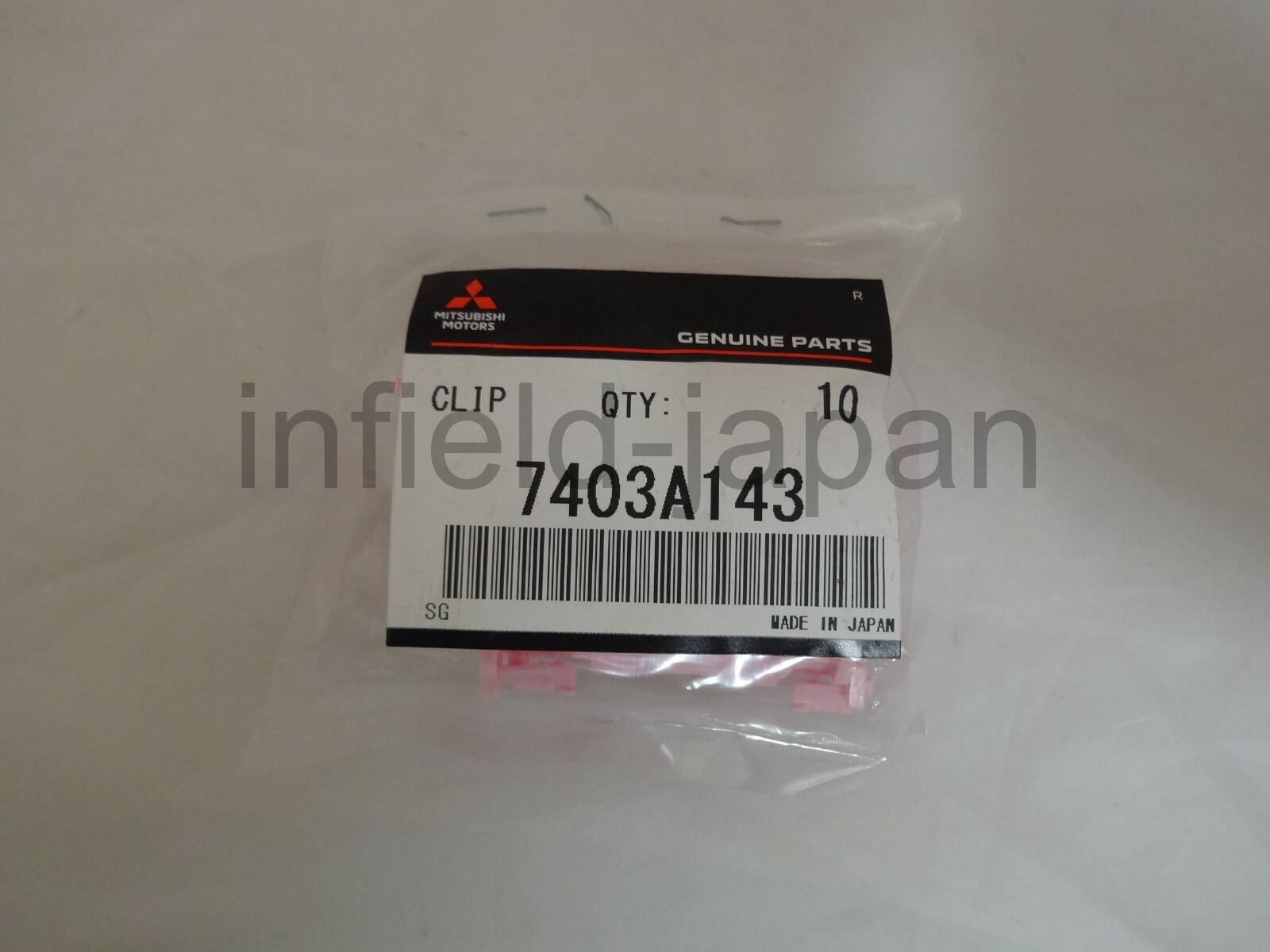 Genuine Mitsubishi Lancer Evolution Roof Molding Clips 7403A143 x10 F/S ...