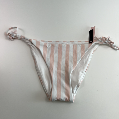 Victoria's Secret Swim High Waist Side Tied Cheeky Bikini Bottom White ...