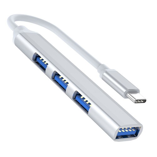 Mouse Keyboard 4 Ports USB Expander Type-C to USB 3.0 Hub Data ...