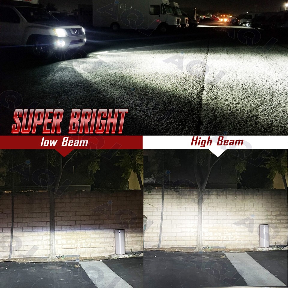 Luces Fuertes Para Auto Coche Luz Carro Bulbs Kit H4 9003 LED Blanco Hi ...