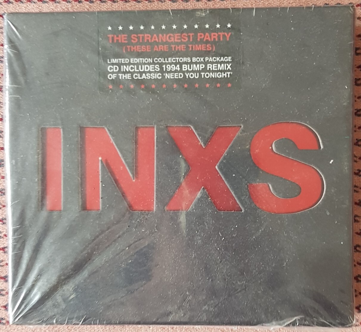 INXS The Strangest Party UK 3-Track CD In Die Cut Collectors Box ...