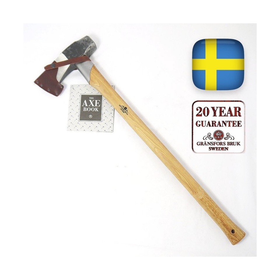 Gransfors Bruk Splitting Maul 31.50 Inch Wood Splitting Axe, 450 ...