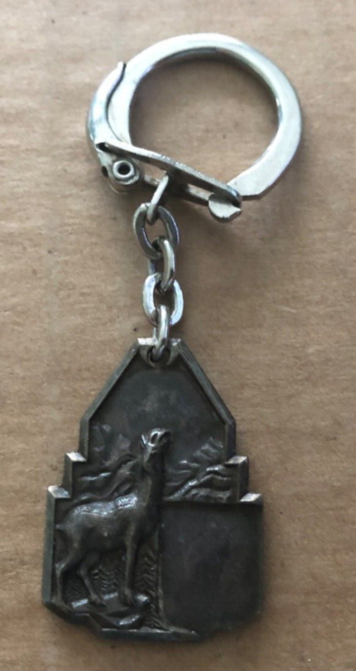 Vintage ST CHRISTOPHER Keychain Metal Medalion Fob | eBay