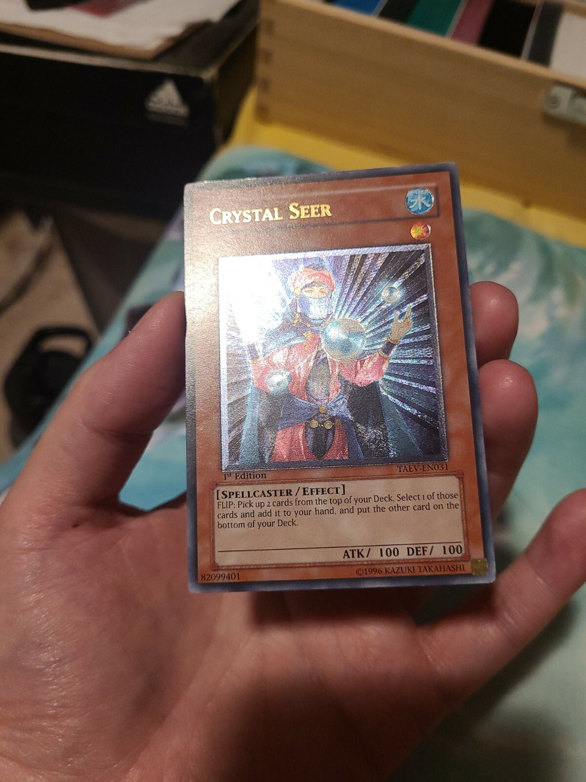 YuGiOh Crystal Seer TAEV-EN031 - Ultimate Rare - 1st Edition Near Mint ...