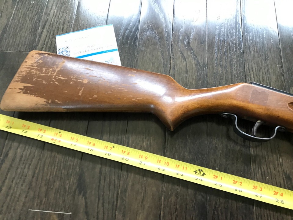 Slavia 618 Working 177 Cal Pellet Rifle Early Wooden Vintage Air Rifle ...