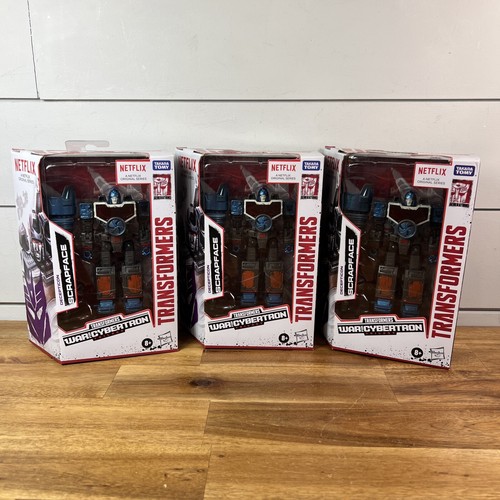 Transformers WFC SCRAPFACE LOT SET 3 War for Cybertron Netflix Deluxe ...