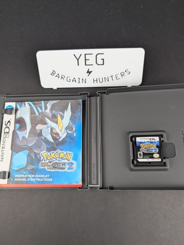 Pokemon Black Version 2 (Nintendo DS, 2012) Complete Manual Tested ...