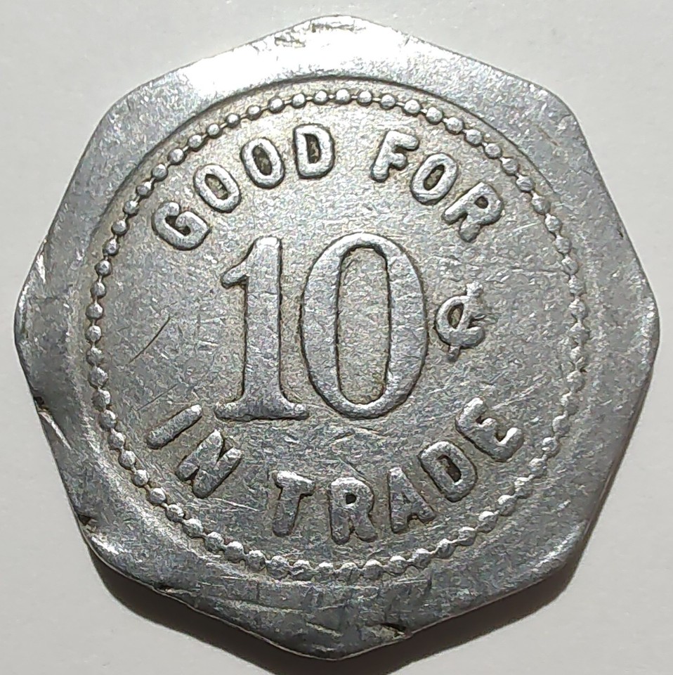 2 Different Royal Cigar Store 10¢ Trade Token Hoquiam Washington ...