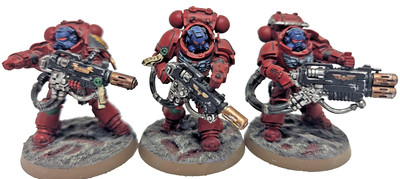 Warhammer 40k Space Marines Eradicator Squad Blood Angels Painted GW 40 ...