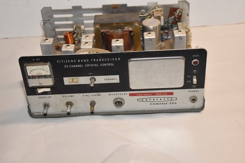 Lafayette Comstat 25a Vacuum Tube CB Radio Citizens Band Transceiver ...
