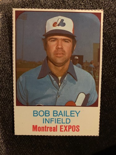 1975 Hostess #55 Bob Bailey Montreal Expos Oddball | eBay