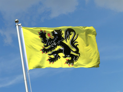 3x5 Yellow Flanders Flemish Lion Polyester Flag 3'x5' Banner Nylon Poly ...