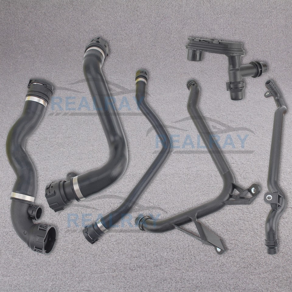7 Pcs Set Expansion Tank Coolant Radiator Hose Kit For BMW E46 323 325 ...