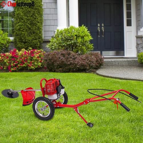 Hand Push Type Grass Cutter Lawn Mower Trimmer Gasoline Brush Cutting ...