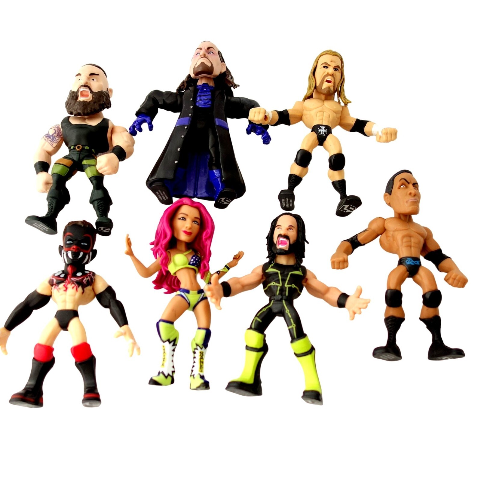 WWE 2017 Action Figures Lot Of 7 Detailed and Poseable Superstars 5 ...