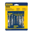 Irwin Industrial Tools 53700 Spiral Extractor and HSS Drill Bit Pouched ...
