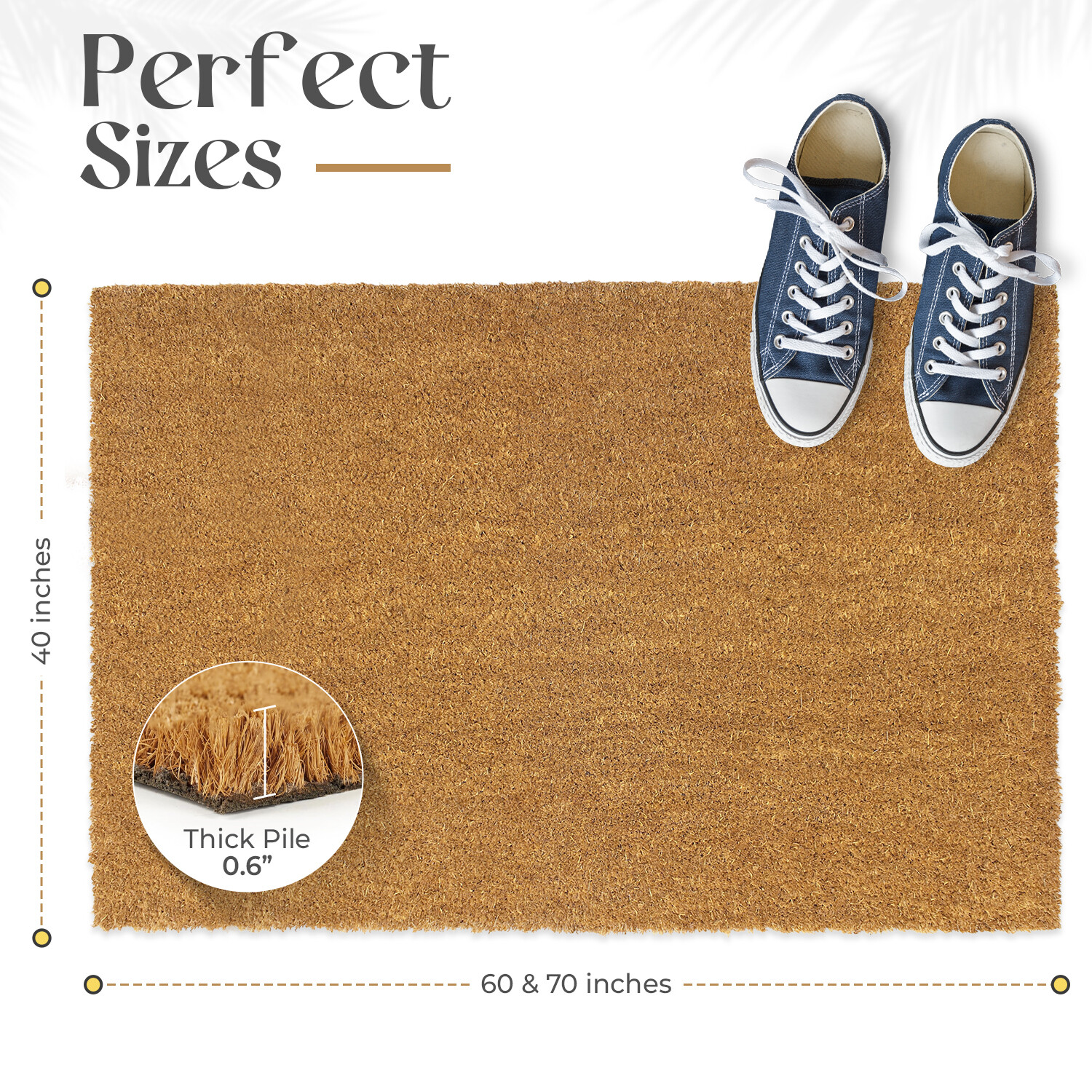 Heavy Duty COIR Entrance Matting Lifts Dirt - Foyer Lobby Reception ...