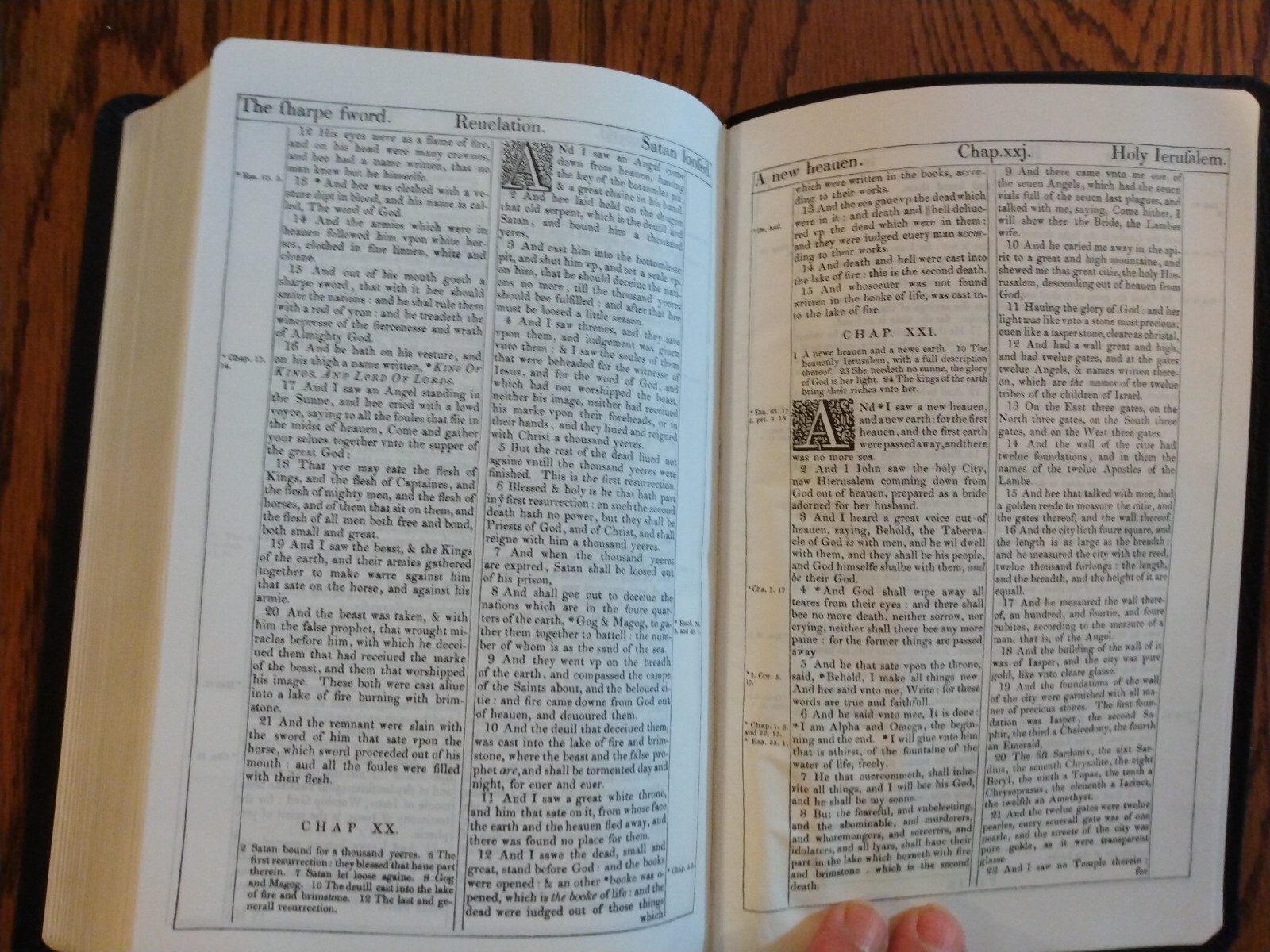 KJV 1611 Bible 400th Anniversary Edition Genuine Leather ~ with ...