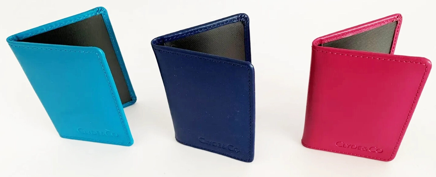 Premium Top Grain Leather Travel Oyster Bus ID Card Holder Case 2 Clear ...