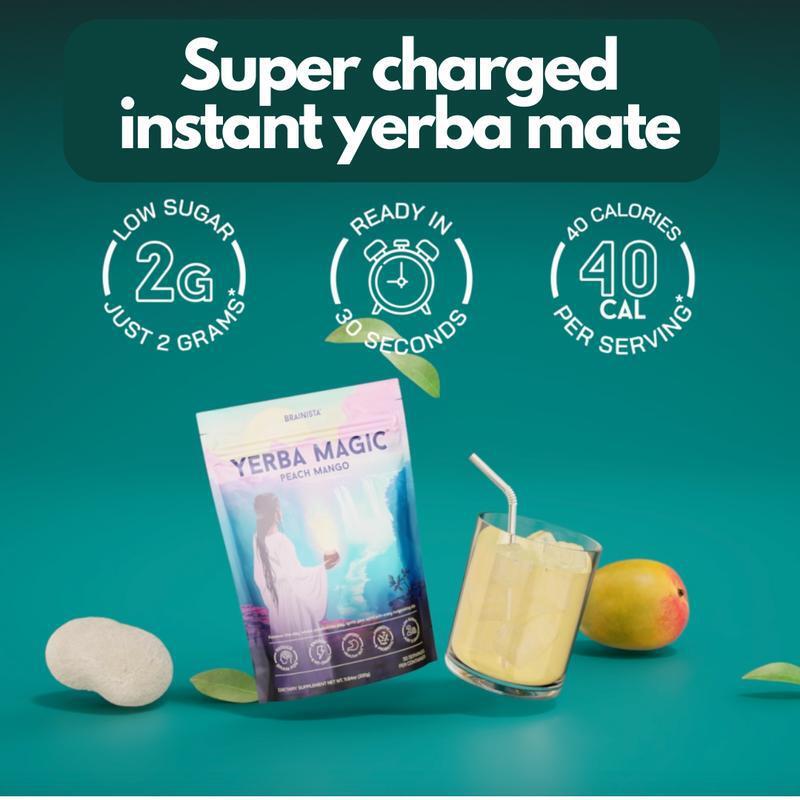 Yerba Magic Yerba Mate Instant Tea Powder Contains prebiotics ...