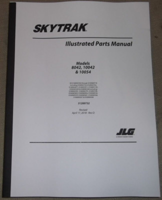 SKYTRAK 8042 10042 10054 TELEHANDLER FORKLIFT MOVER PARTS MANUAL BOOK ...
