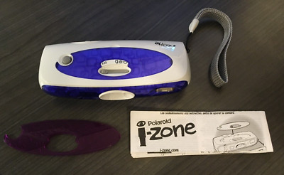 Vintage Polaroid I-Zone Instant Convertible Camera Purple White | eBay