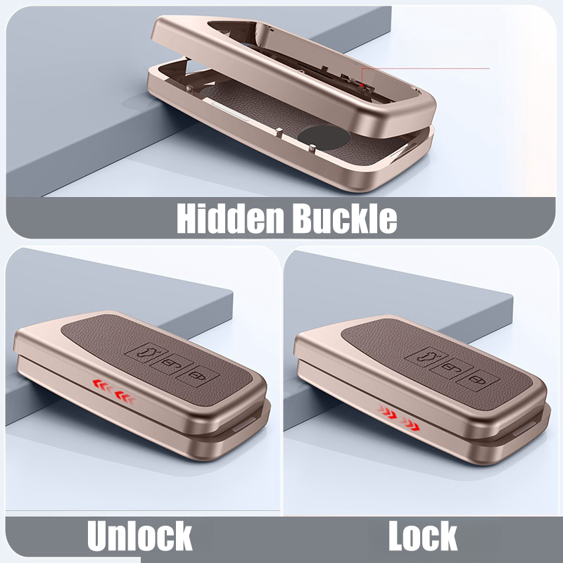 Alloy Leather Car Key Case Cover For Lexus NX RX IS GS ES RC 200 250 ...