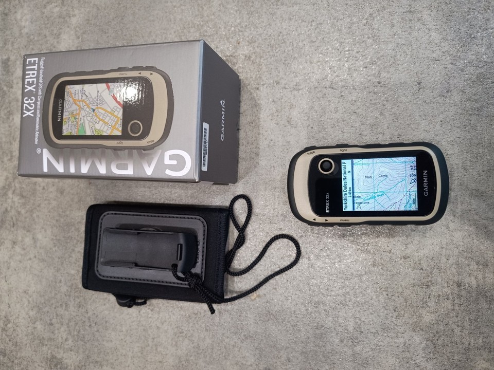 Garmin eTrex 32x Handheld GPS - With OS Great Britain 1:50 | eBay UK