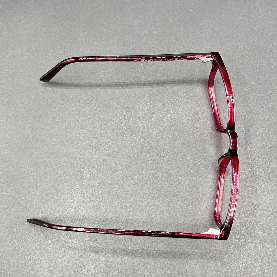 Warby Parker Oliver N 624 Eyeglasses Frame Red Berry Crystal 48-18-140 ...