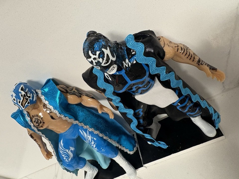 Lucha Brothers Set · Pentagon Jr & Rey Fenix 7" Figures · Mexican Lucha ...