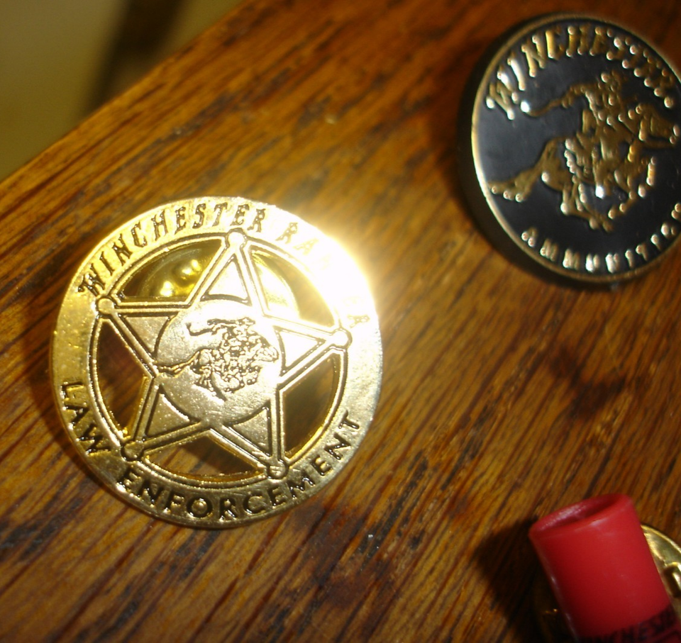 3) Winchester Ammunition / AA Shotgun Shell / Law Enforcement Hat ...