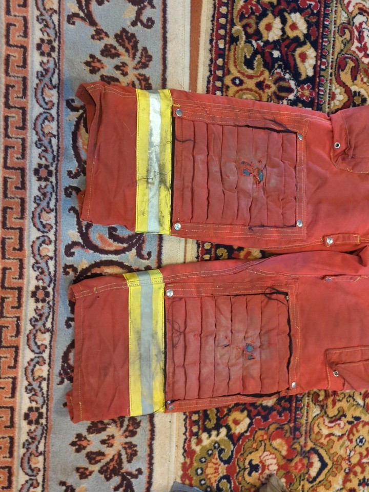Retired Firefighter Gear Turnout Pants FIRE USED Size 42 X 28 SHELL ...