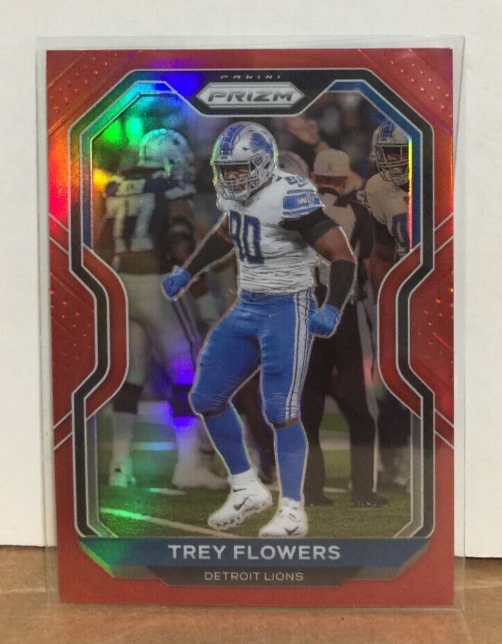 Trey Flowers 2020 Panini Prizm SP Red Prizms Retail Blaster Exclusive ...