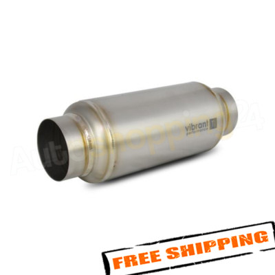 Vibrant Performance 17530 Titanium Round Gray Exhaust Resonator | eBay