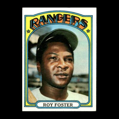 Roy Foster 1972 Topps Texas Rangers #329 Nice Vintage! 2 | eBay