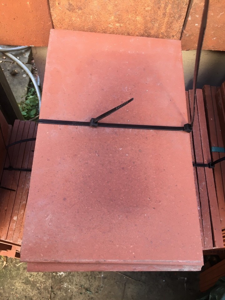 NEW, RED DREADNAUGHT CLAY CREASING TILES, 20 No, 1000 MORE AVAIL SEE ...