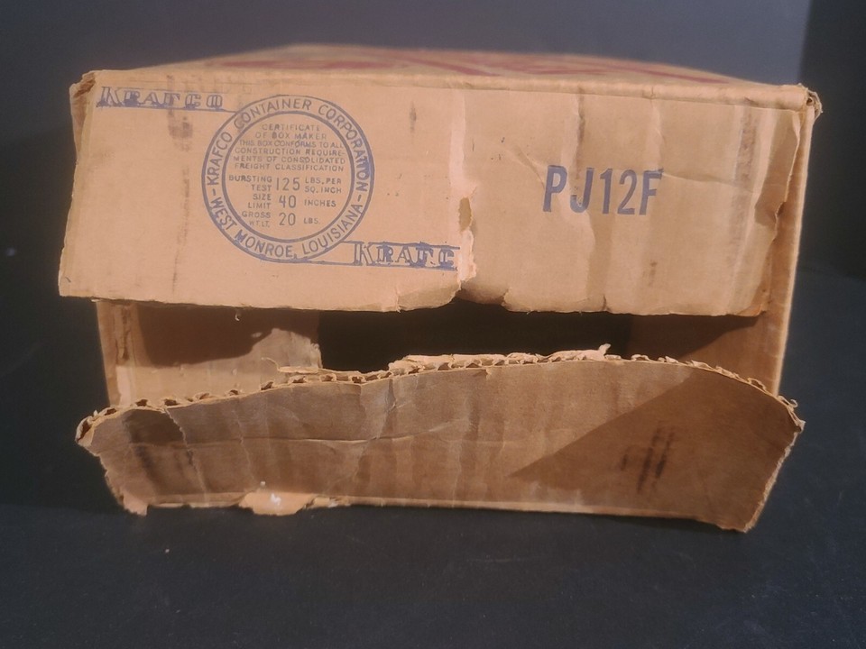 Vintage RARE EMPTY Cracker Jack Carry Out Cardboard Box Carton | eBay